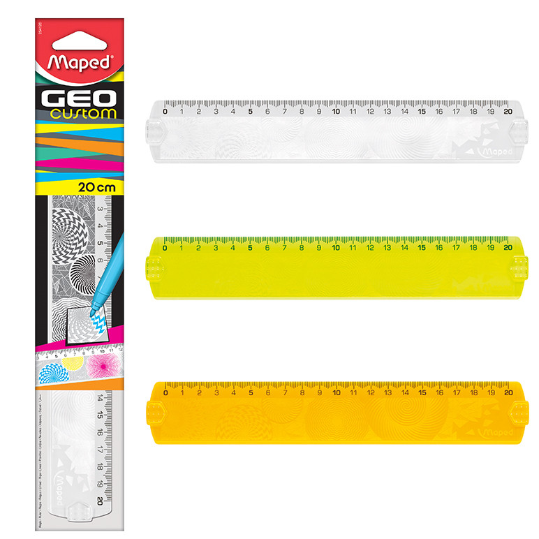 Regla Maped 20Cm Geocustom 254120 Berrini