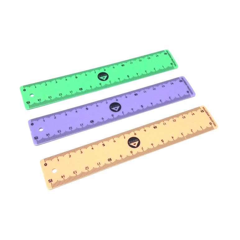 Regla Acrilica Pizzini Pastel 15Cm Berrini